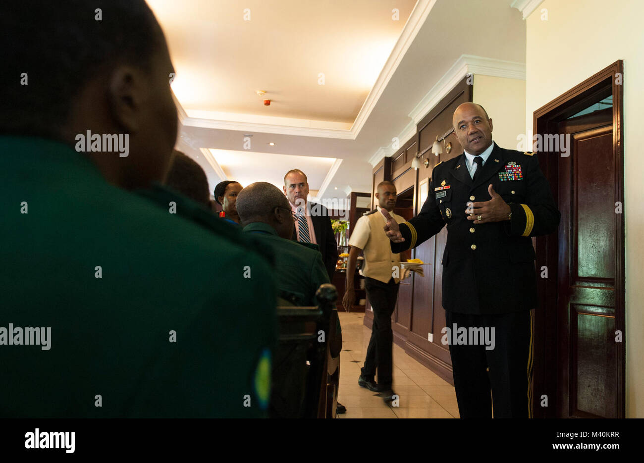 U.S. Army Maj. Gen. Darryl Williams, the commander of U.S. Army Africa ...