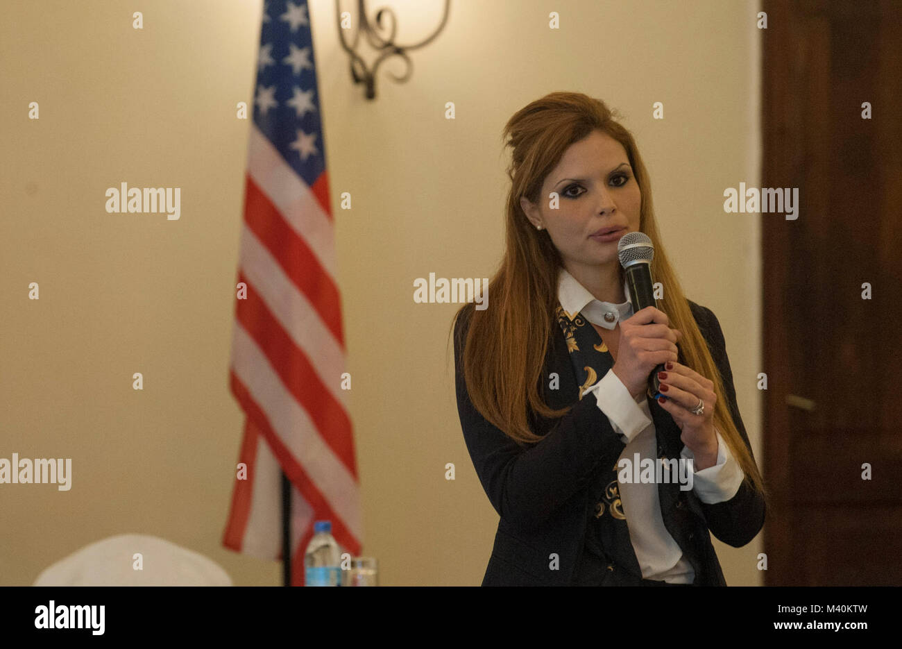 Mrs. Ifat Levine, a speaker and U.S. representative of the 2015 Gender ...