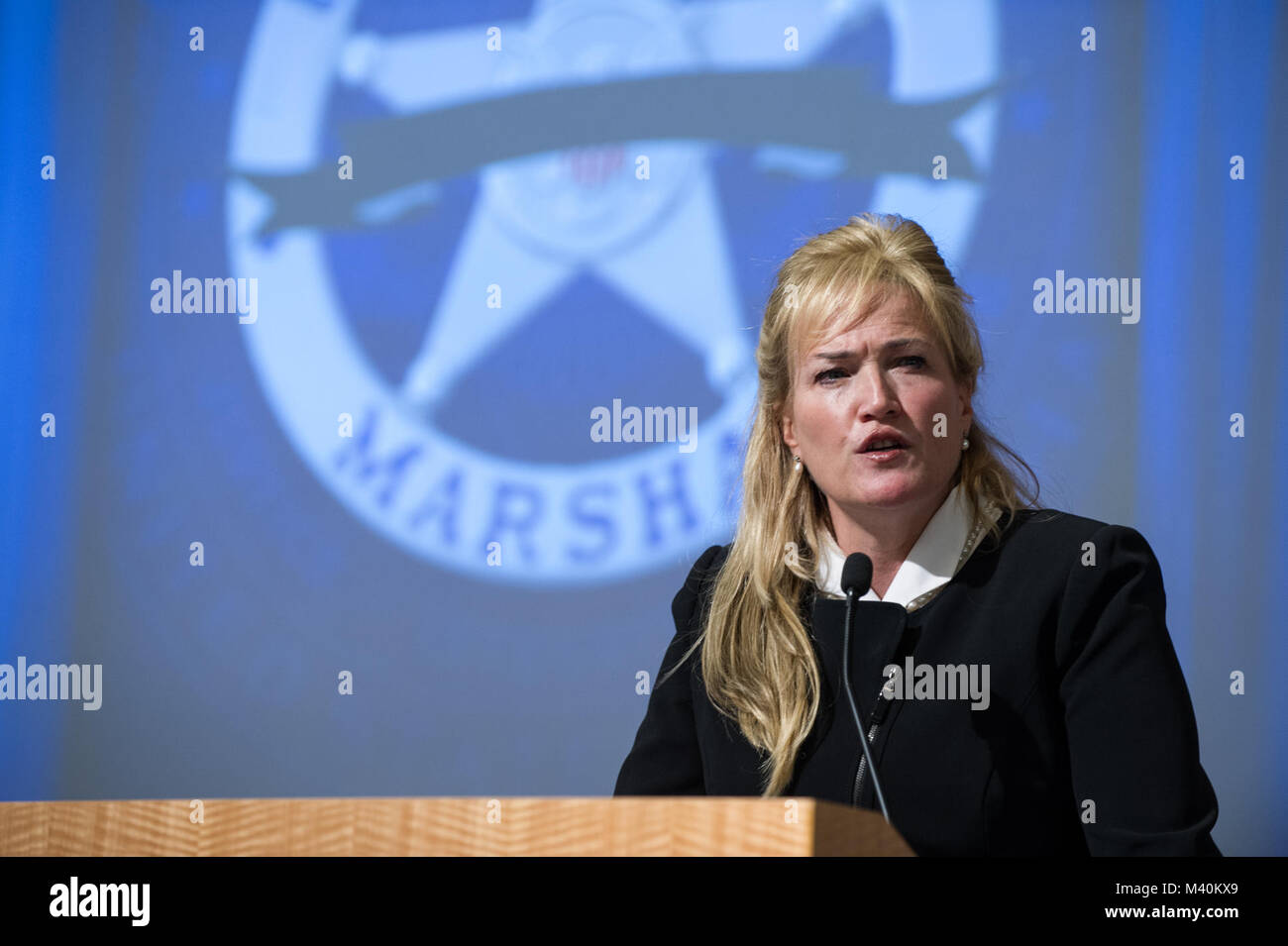 USMS Director Stacia Hylton-226 by U.S. Marshals Service Stock Photo ...