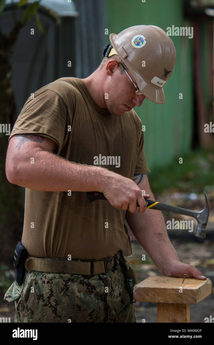 150521-N-KG407-095 PUERTO CABEZAS, Nicaragua (May 21, 2015) Builder 3rd ...