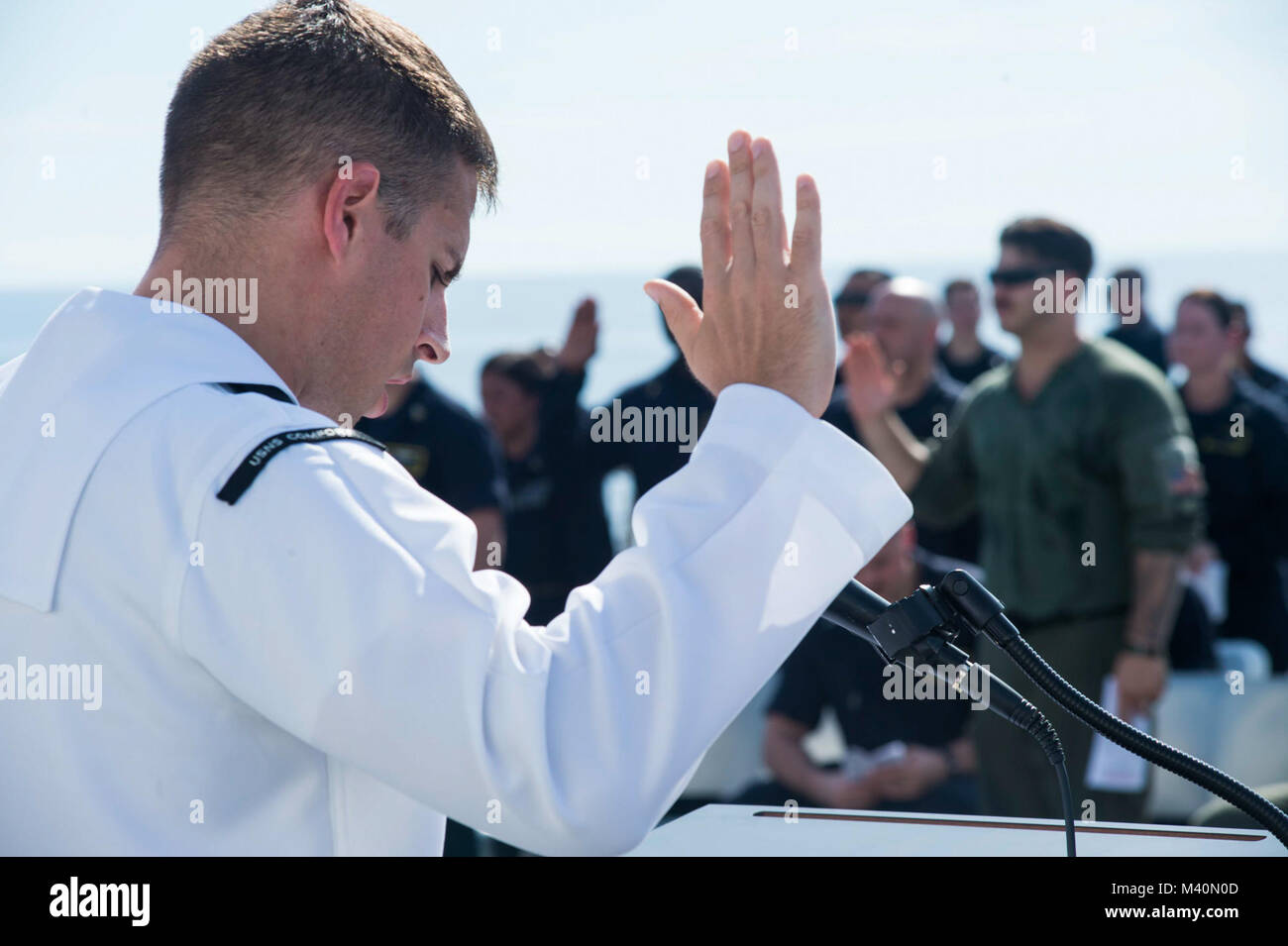 Corpsman pledge hi-res stock photography and images - Alamy