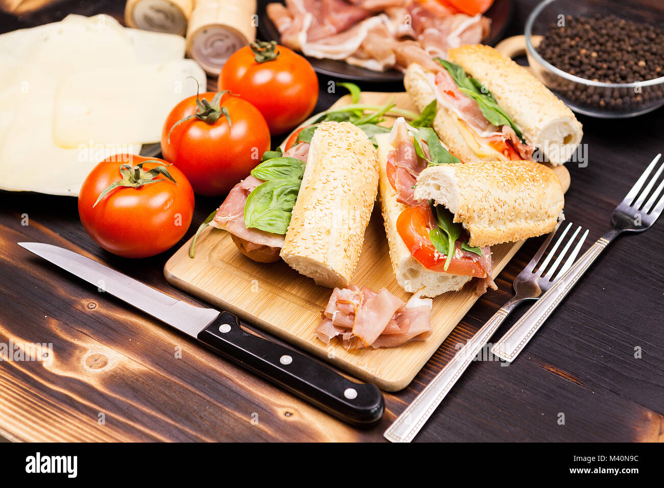 Cheese sandwiches four hi-res stock photography and images - Alamy