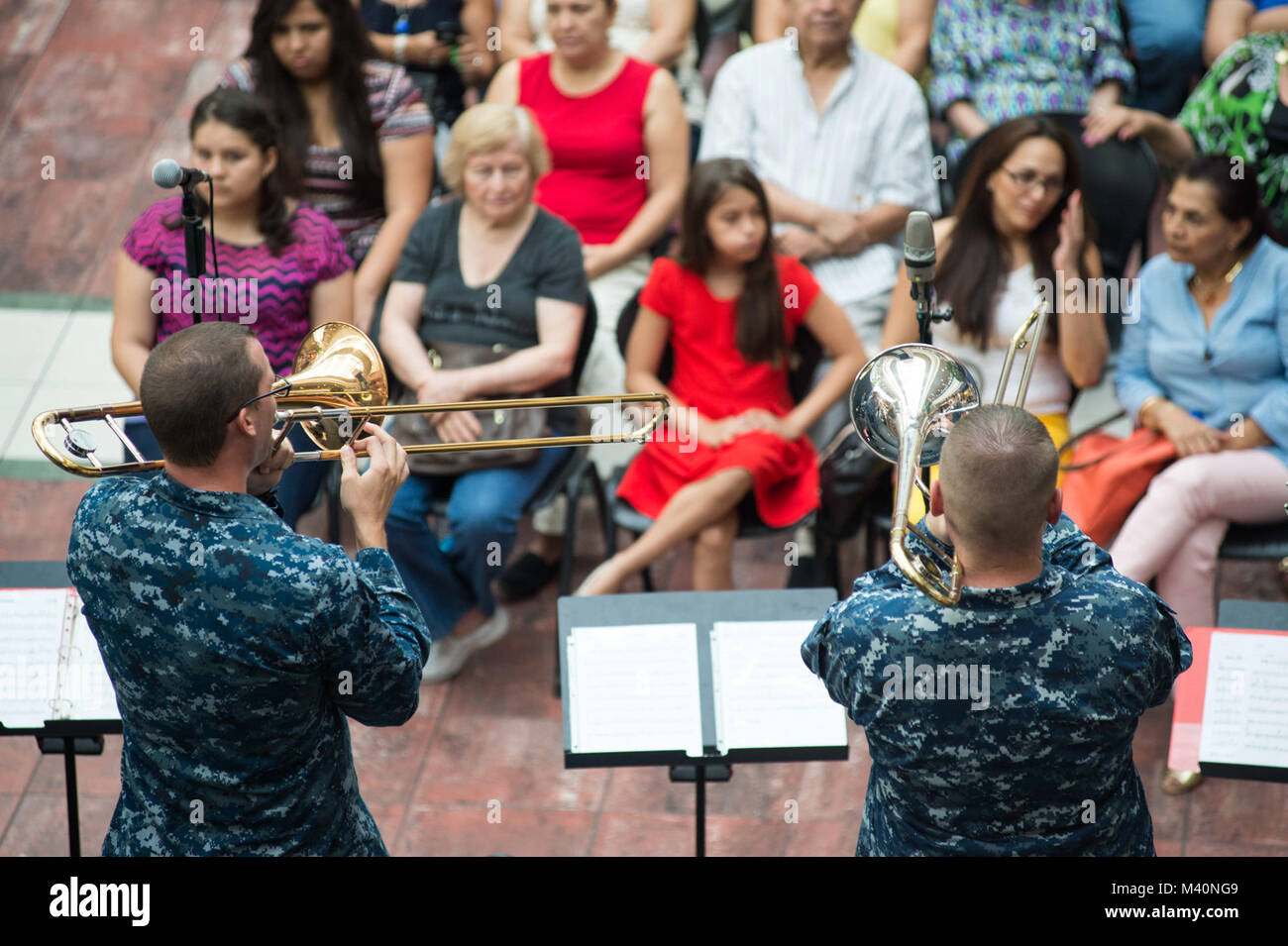 150621-N-PD309-114 SAN SALVADOR, El Salvador (June 21, 2015) From right ...