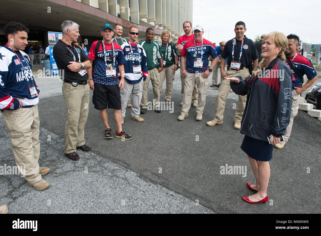 U s marshals service director stacia hylton hi-res stock photography ...