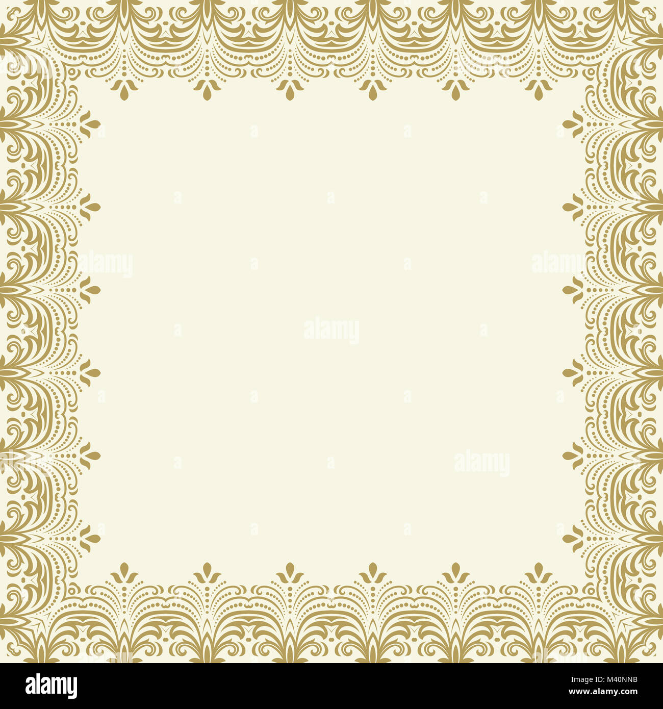 Floral Fine Frame Stock Photo - Alamy