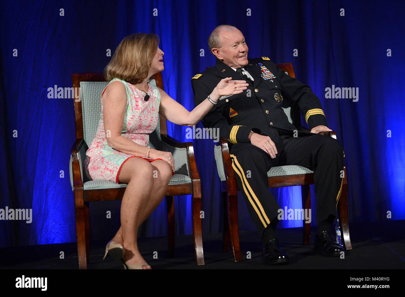 Chairman Joint Chiefs of Staff, Gen. Martin Dempsey and his wife Deanie ...