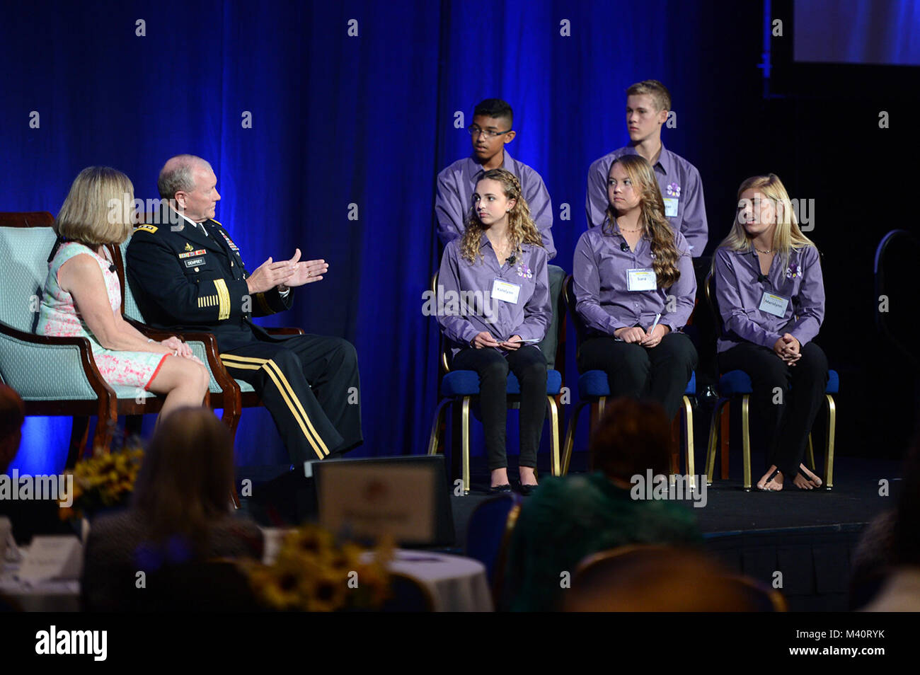 Chairman Joint Chiefs of Staff, Gen. Martin Dempsey and his wife Deanie ...