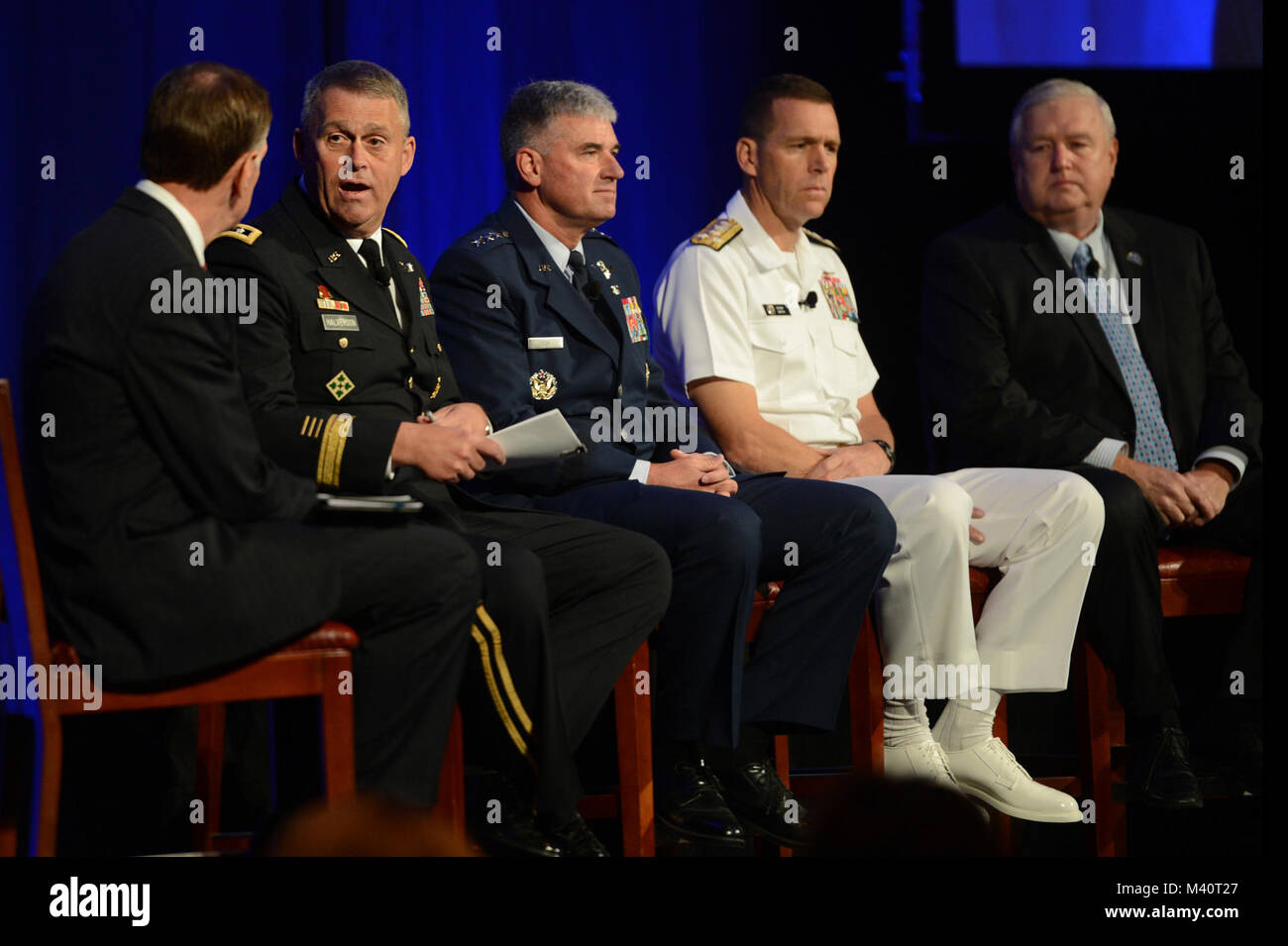 (Left to Right) Brigadier General (Ret.) Robert Gaylord, Independent ...