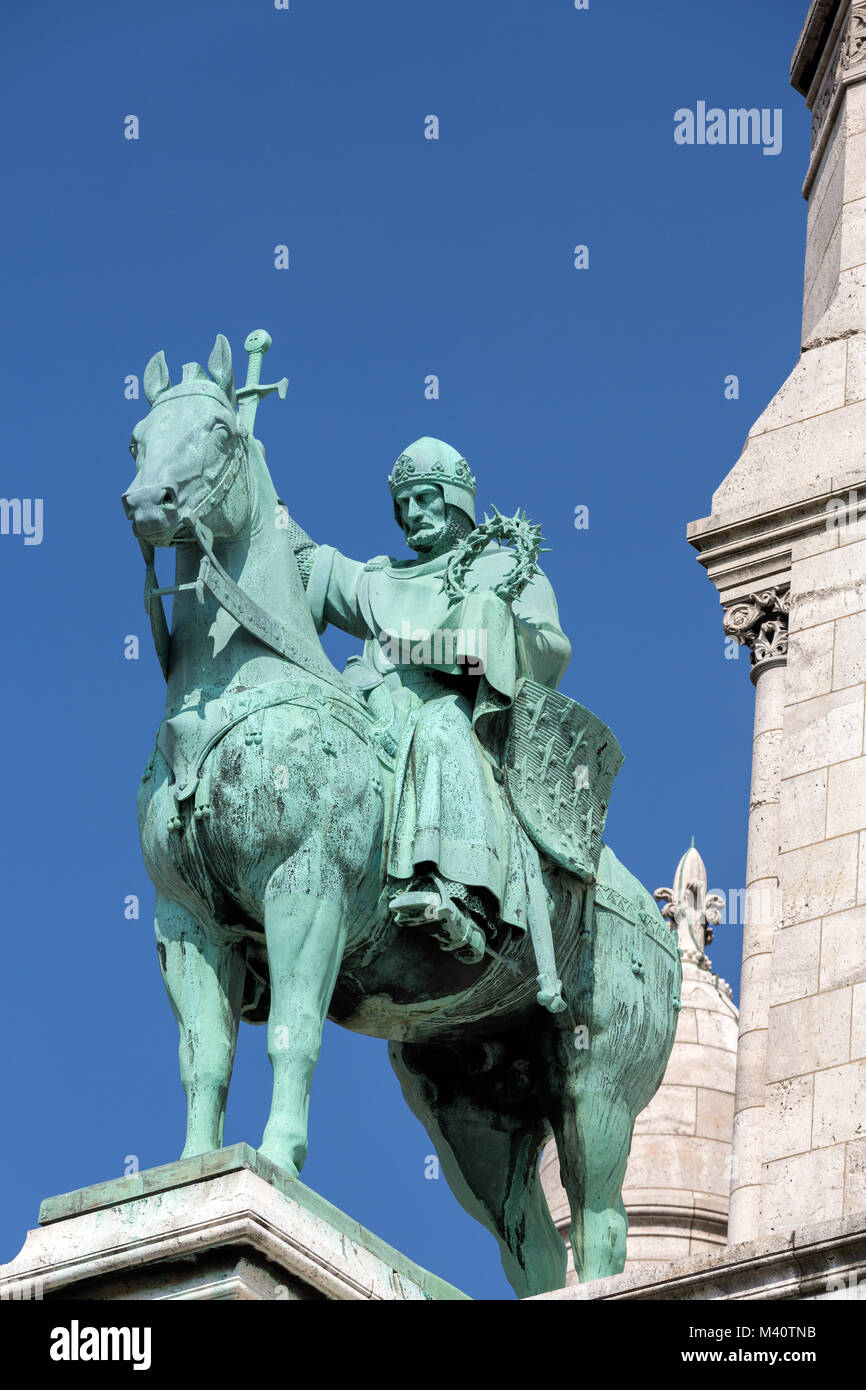 Equestrian statue of louis ix hi-res stock photography and images - Alamy