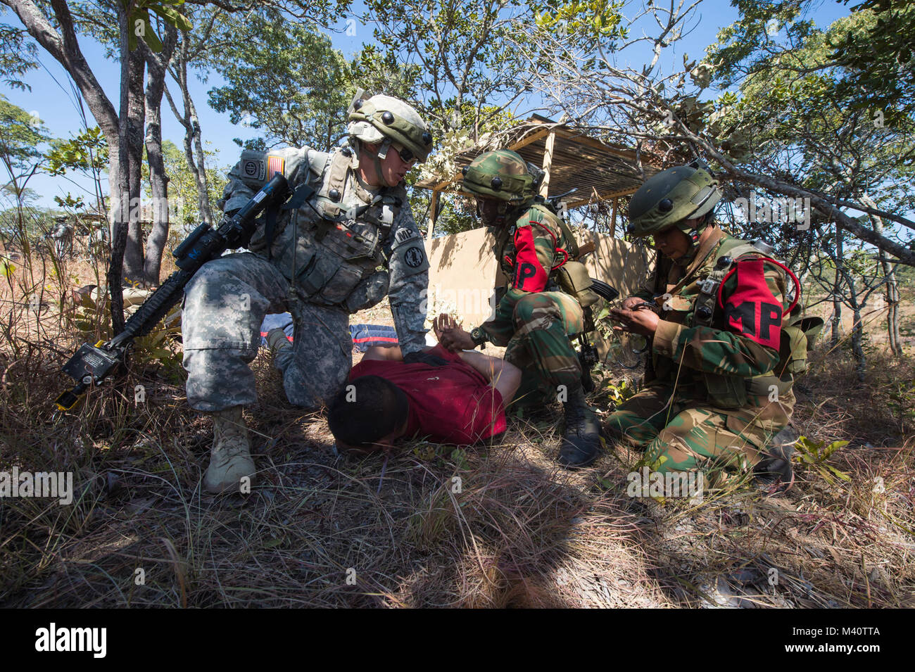 United States Military Police from the 93rd Military Police Battalion ...