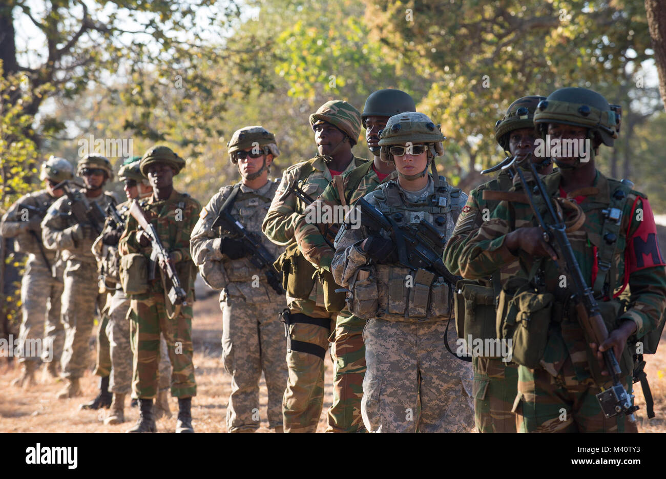 U.S. Army Sgt. Rose Brown (right), a military policeman with the 93d ...