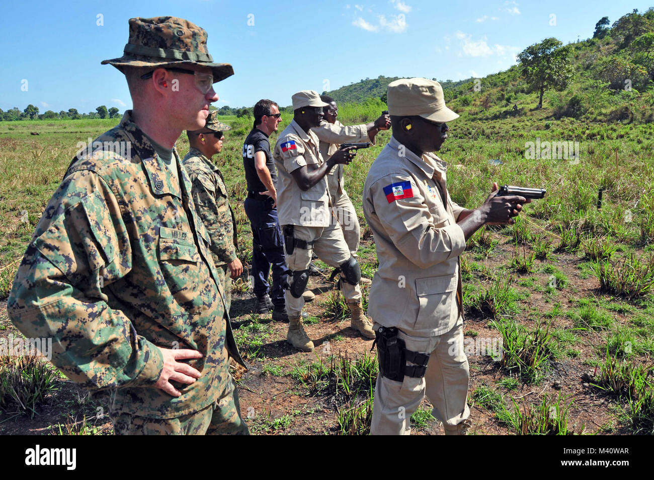 Haitian national police hi-res stock photography and images - Alamy