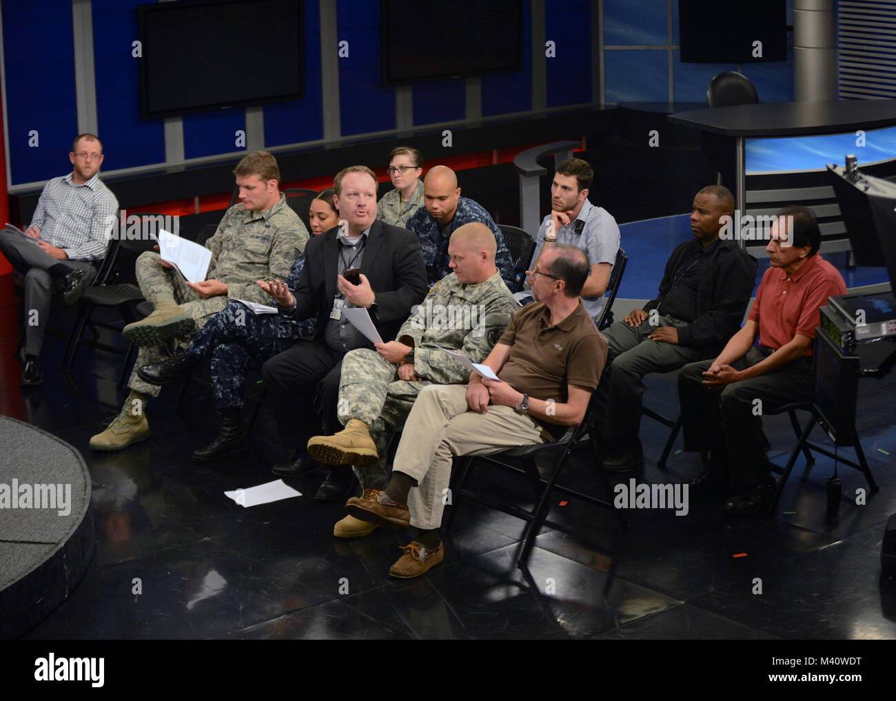 Defense Media Activity (DMA) personnel from various sections including ...