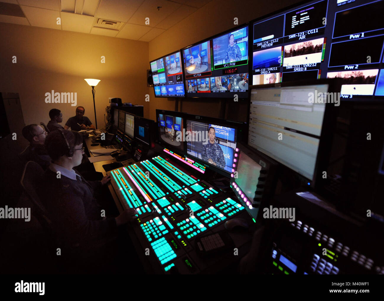 Defense Media Activity (DMA) personnel from various sections including ...