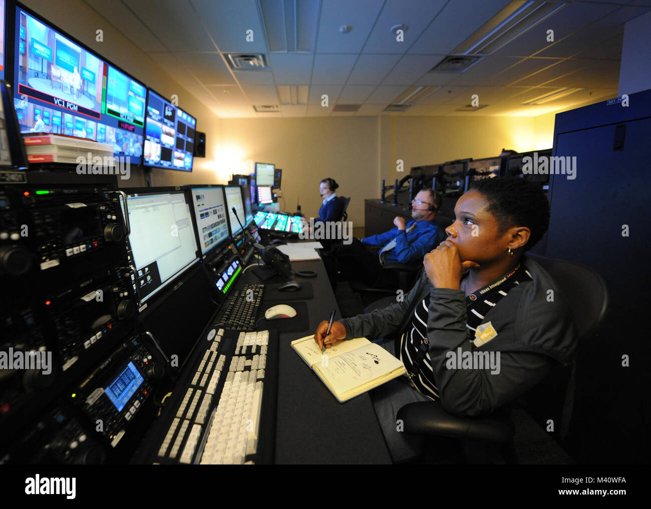 Defense Media Activity (DMA) personnel from various sections including ...