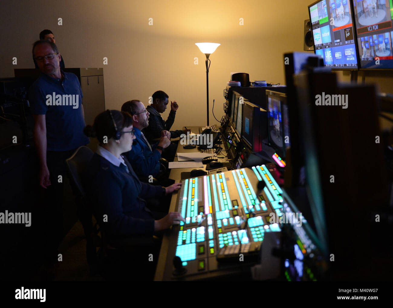 Defense Media Activity (DMA) personnel from various sections including ...