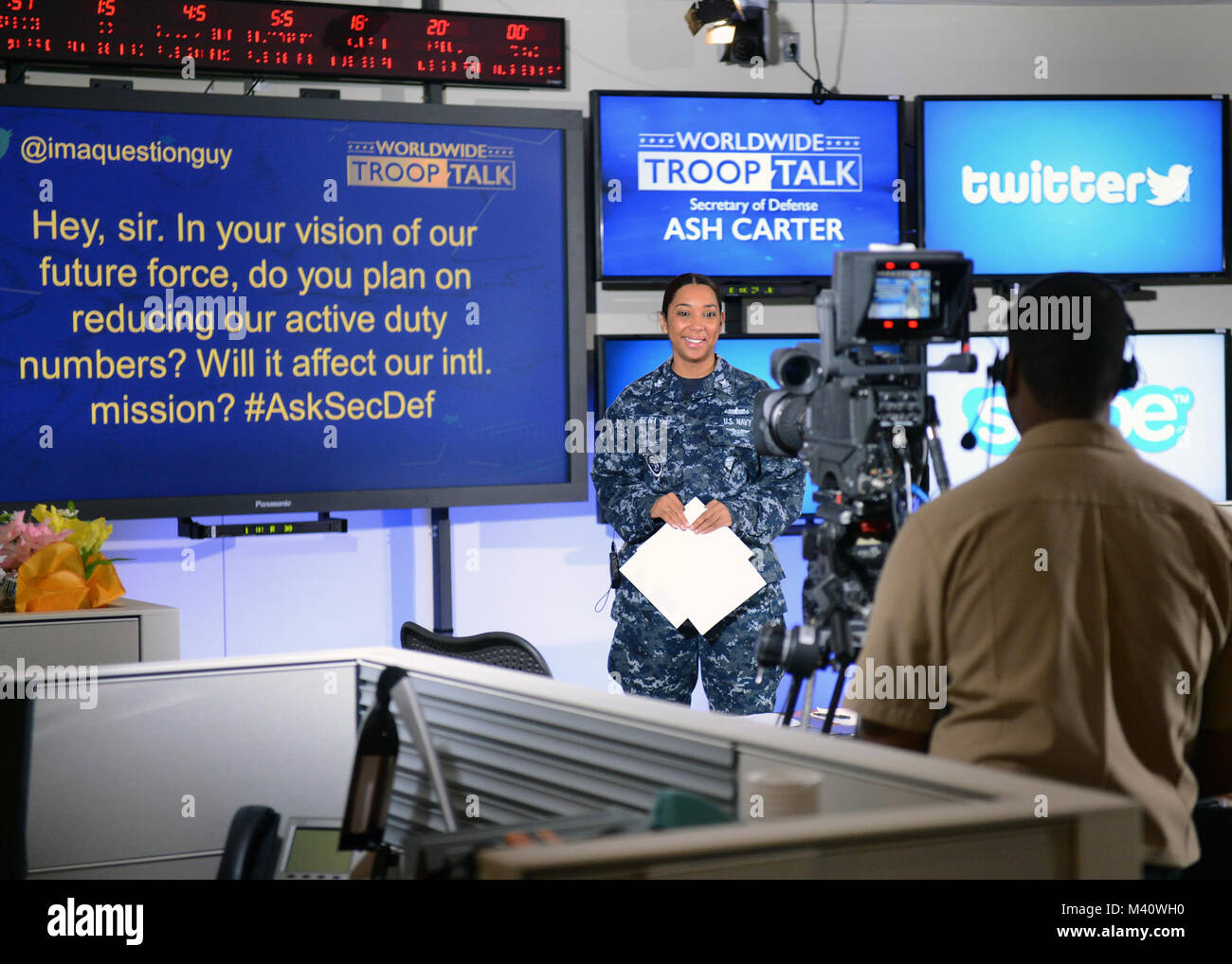 Defense Media Activity (DMA) personnel from various sections including ...