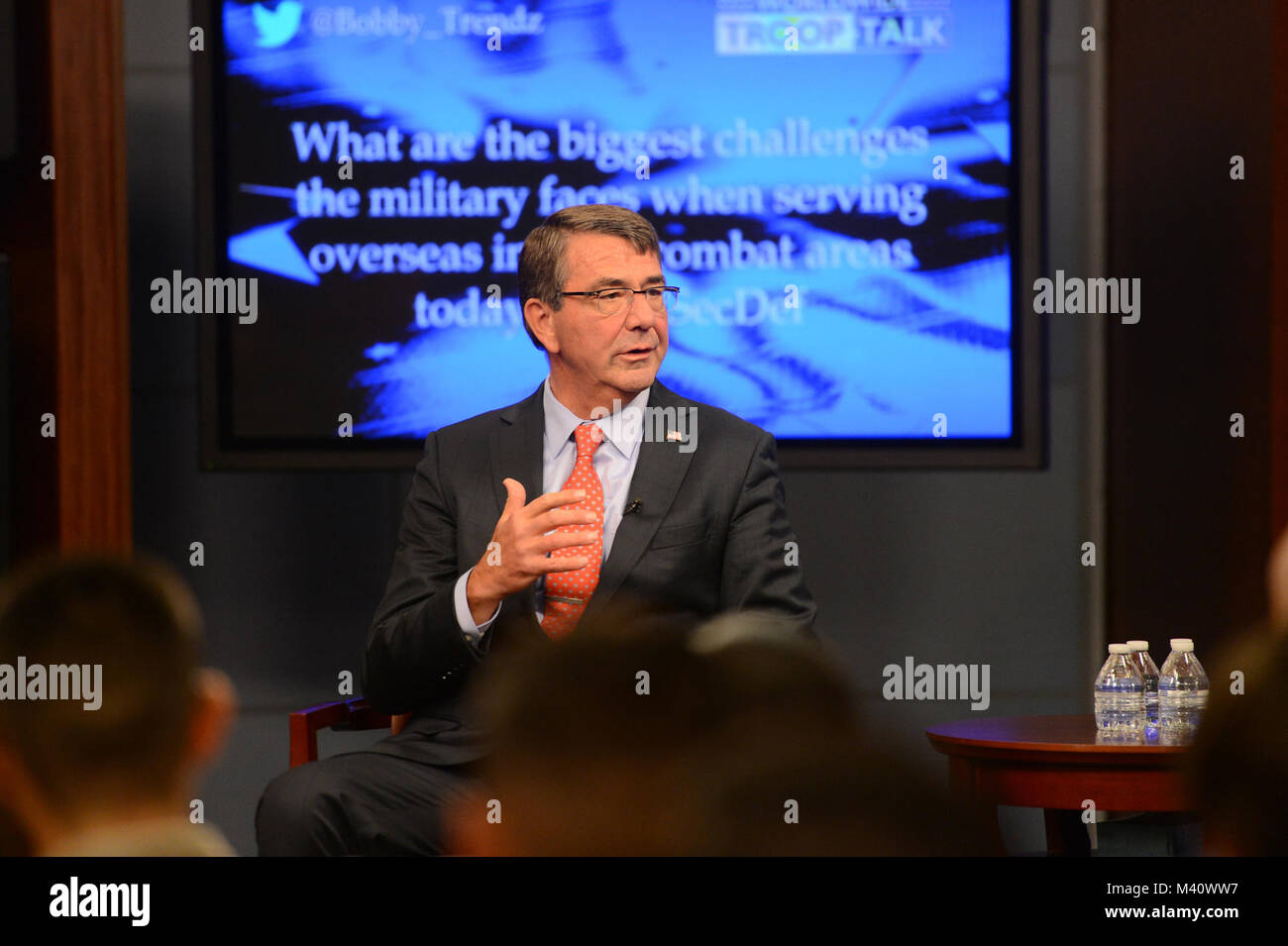 Secretary of Defense, The Honorable Ashton B. Carter, conducts "World ...