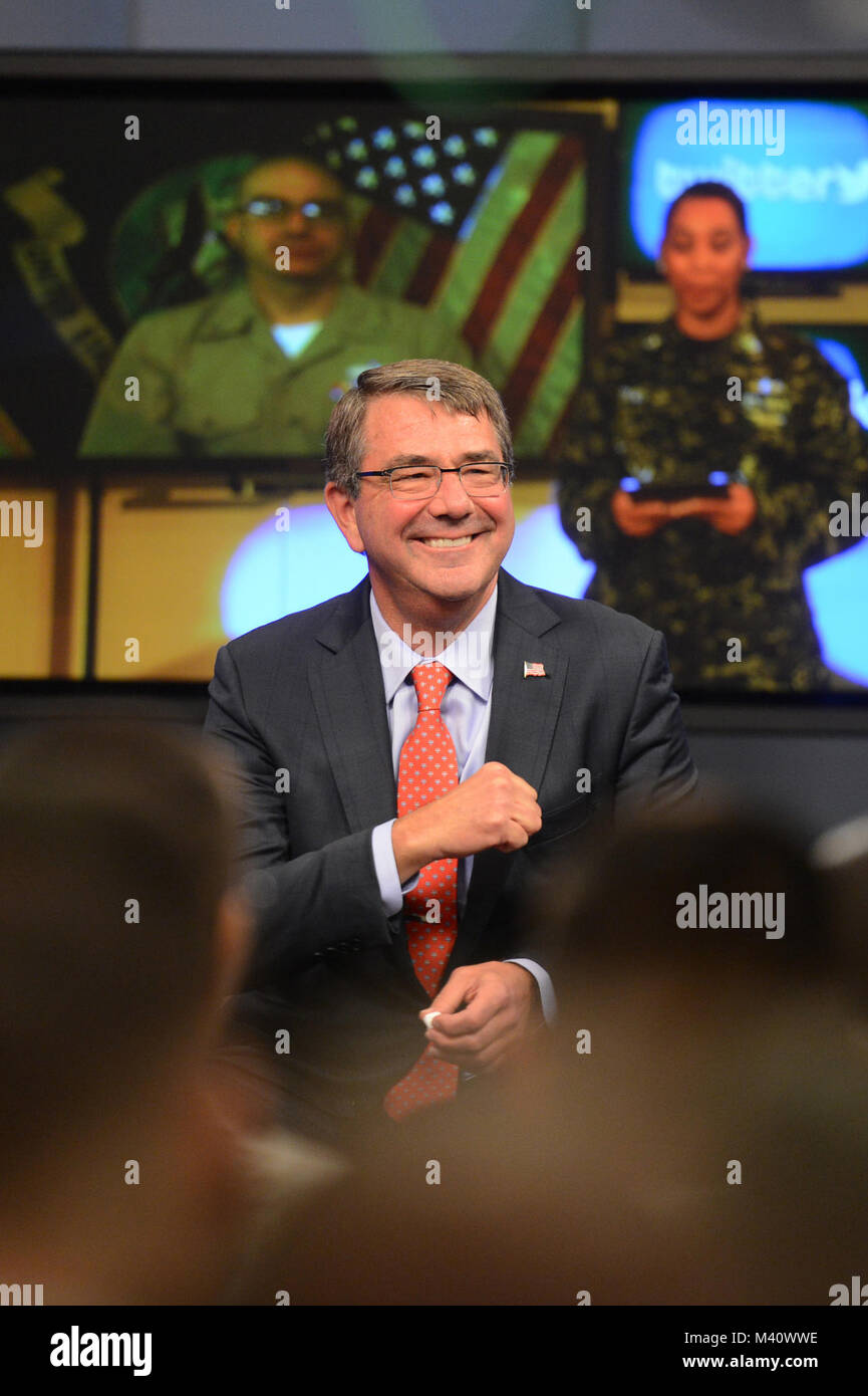 Secretary of Defense, The Honorable Ashton B. Carter, conducts "World ...