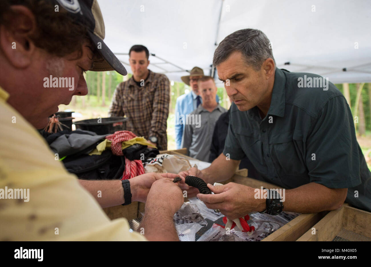 Retired Army Lt. Gen. Michael S. Linnington, Director of the Defense ...