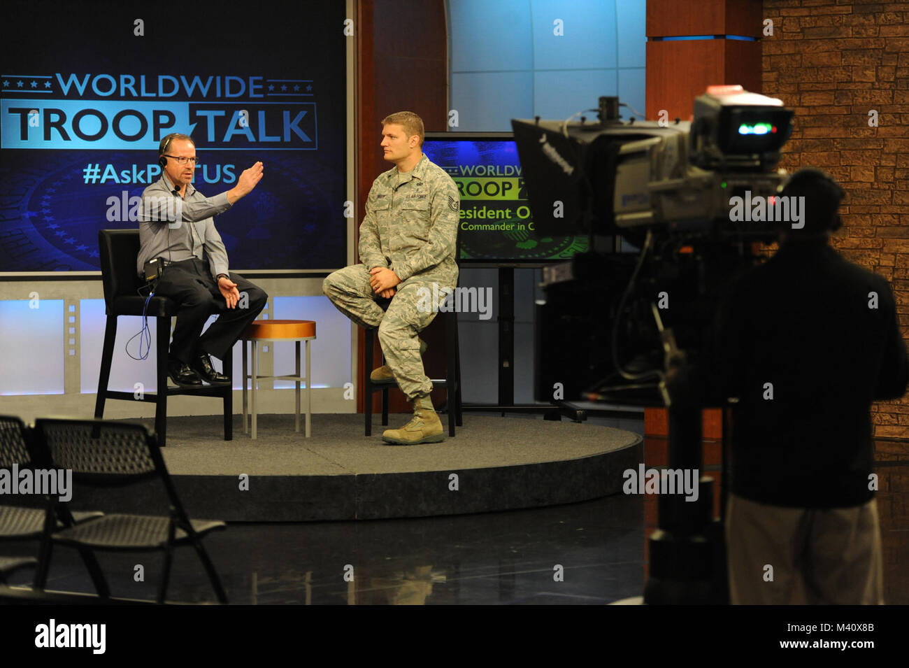 Defense Media Activity (DMA) Tony McKinney, Floor Director and Air ...