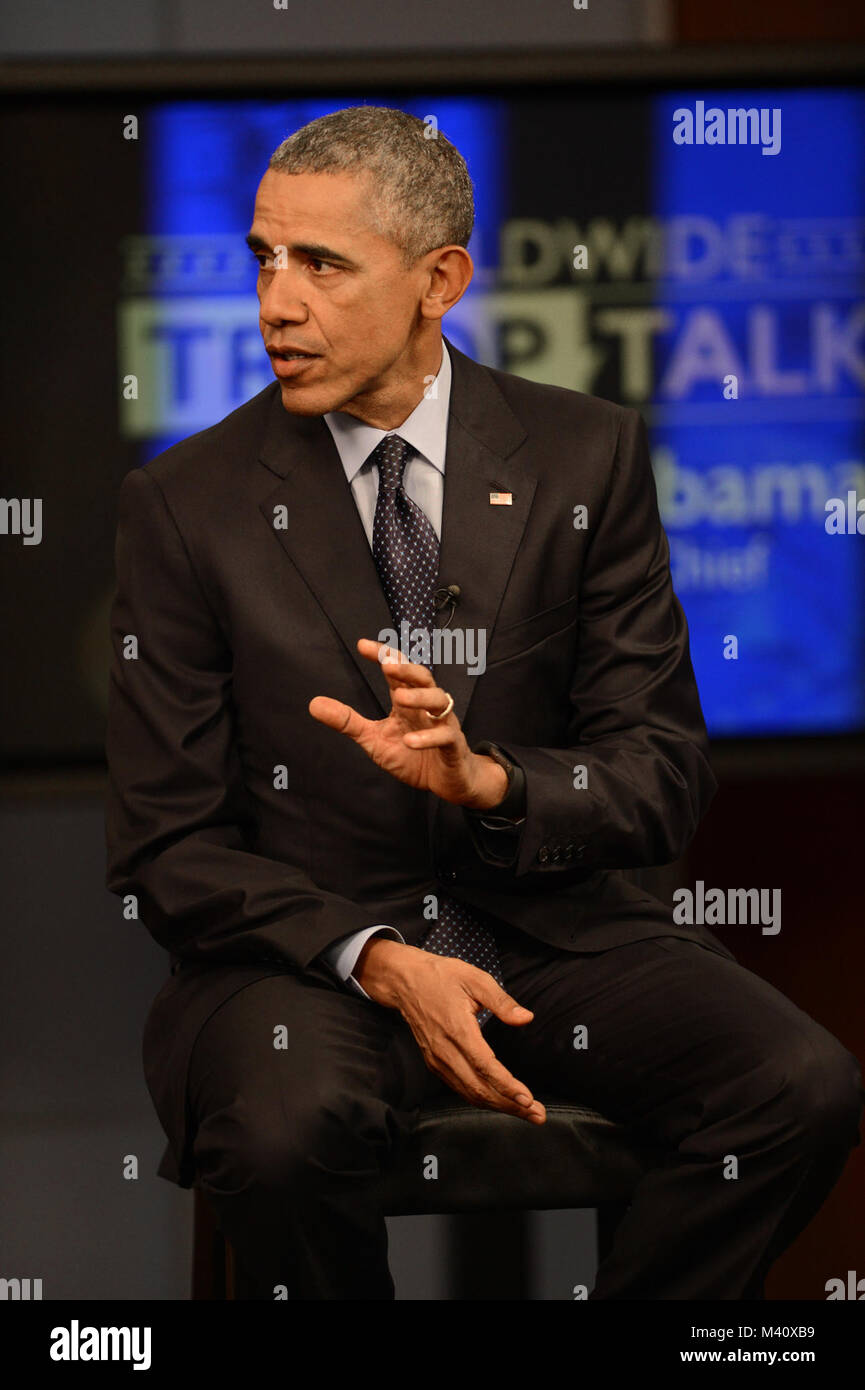 Commander in Chief, President Barack Obama on the set of the President ...