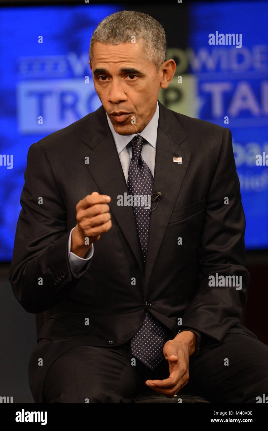 Commander in Chief, President Barack Obama on the set of the President ...