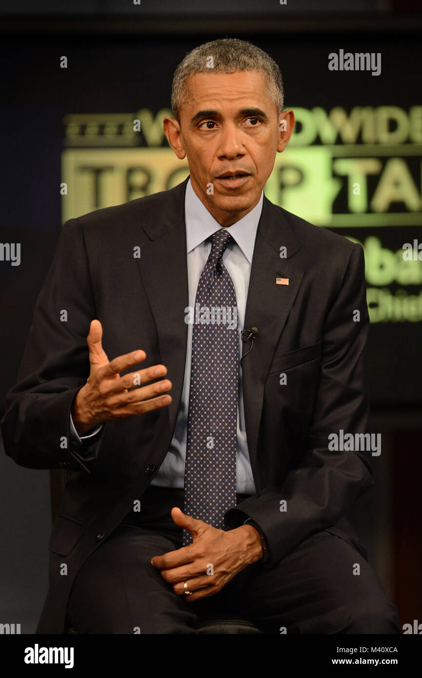 Commander in Chief, President Barack Obama on the set of the President ...