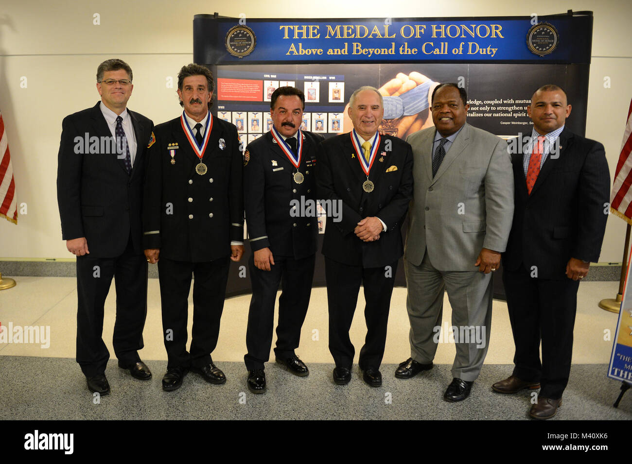 Mr. Rick Leal (center), President, Hispanic Medal of Honor Society ...