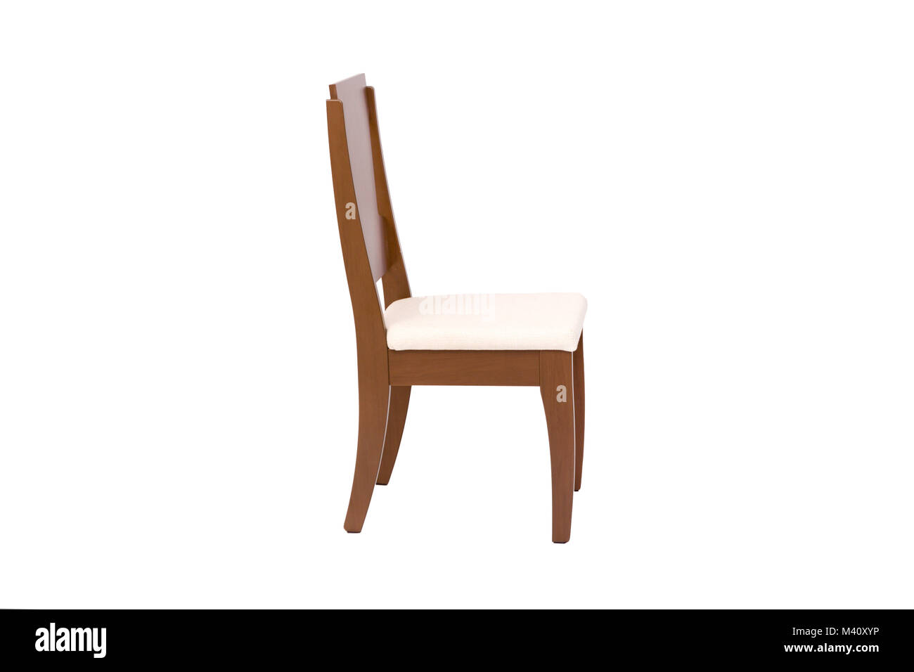 Wood chair. Object isolated of white background Stock Photo - Alamy