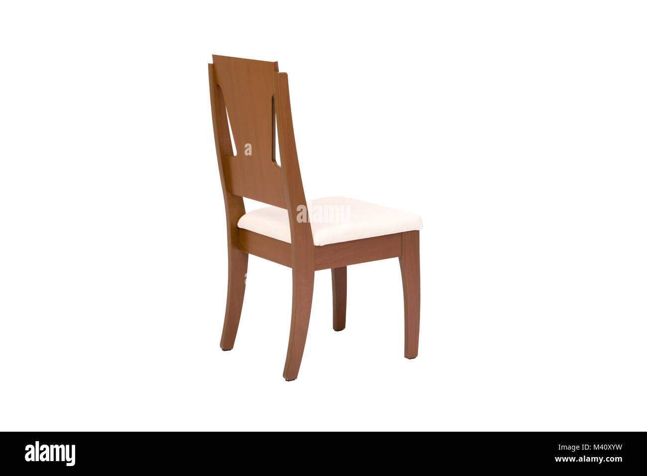 Wood chair. Object isolated of white background Stock Photo - Alamy