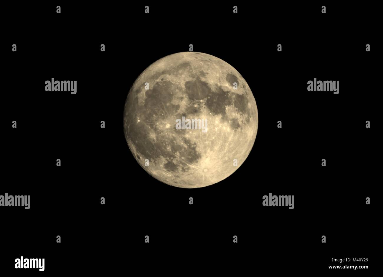 Full moon sepia hi-res stock photography and images - Alamy