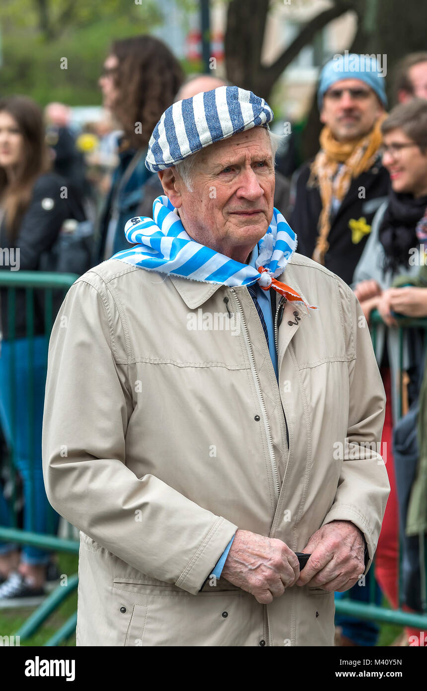 Warsaw, Poland - April 19th, 2016: Former Nazi concentration camps ...