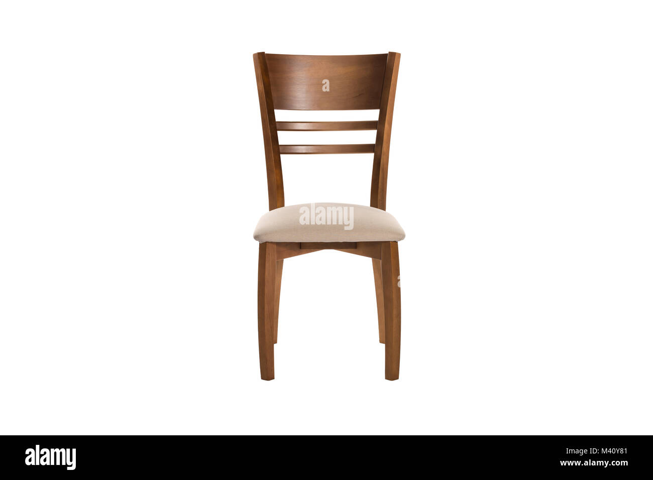 Wood chair. Object isolated of white background Stock Photo - Alamy