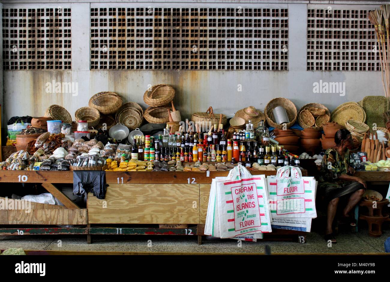 The Castries Market is the largest on Saint Lucia, located in the ...