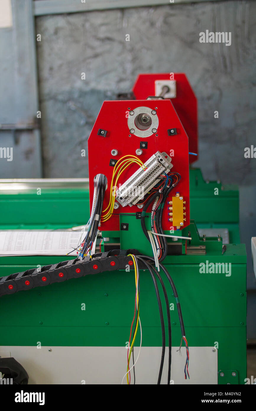 Cnc Control Panel Industrial Machinery High Resolution Stock ...