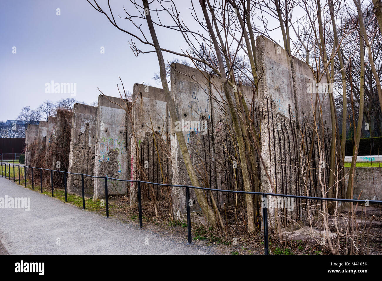 A segment of the Berlin Wall. Remains of Berlin Wall. Berlin Wall ...