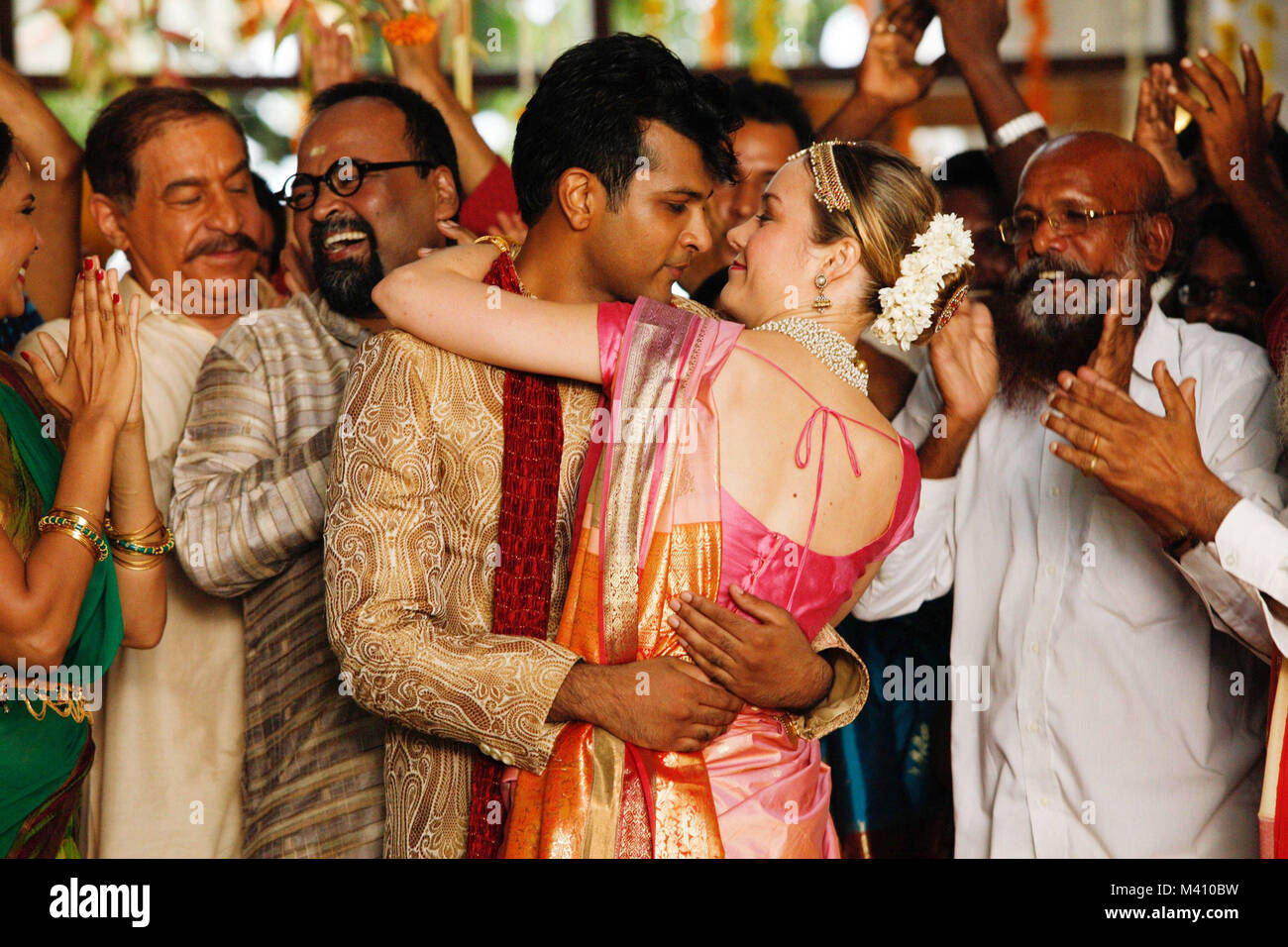 BASMATI BLUES, front, from left: Utkarsh Ambudkar, Brie Larson, 2017 ...