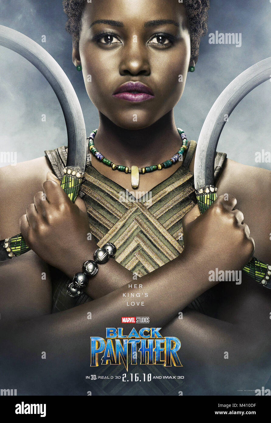 BLACK PANTHER, US character poster, Lupita Nyong'o, 2018. © Marvel / © Walt Disney Studios ...