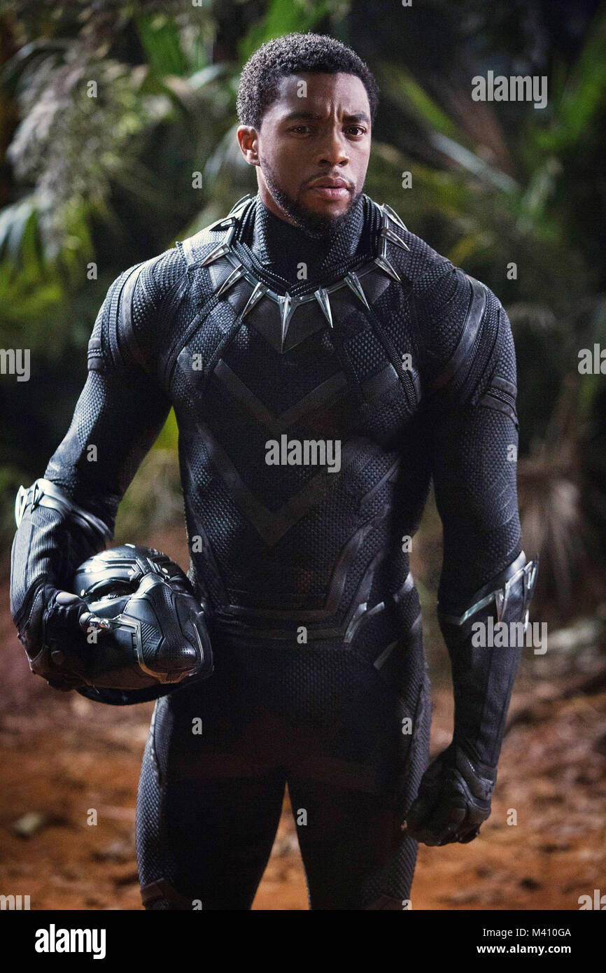 BLACK PANTHER, Chadwick Boseman as Black Panther, 2018. ph: Matt ...