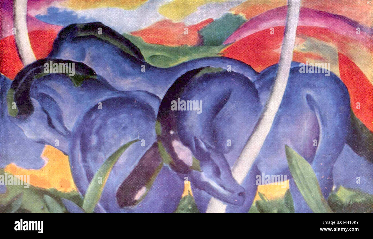 Die grossen blauen pferde hi-res stock photography and images - Alamy