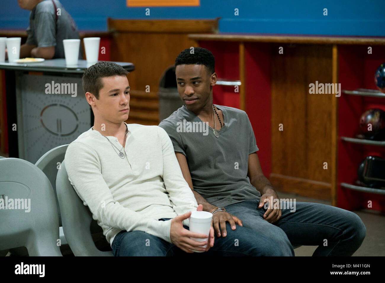 THE PATH, l-r: Kyle Allen, Titus Makin Jr. in 'Locusts' (Season 3 ...