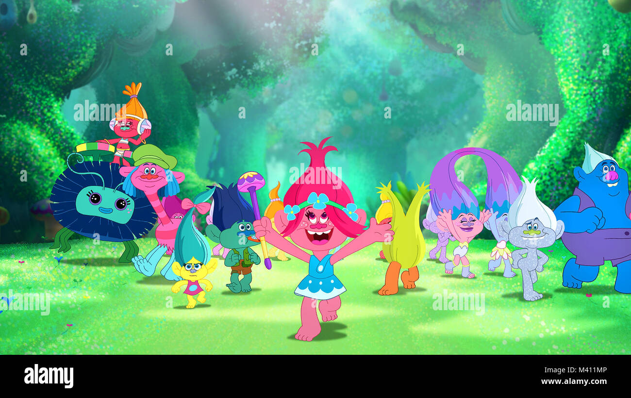 Trolls The Beat Goes On Top Left Dj Suki Cooper With Green Hat