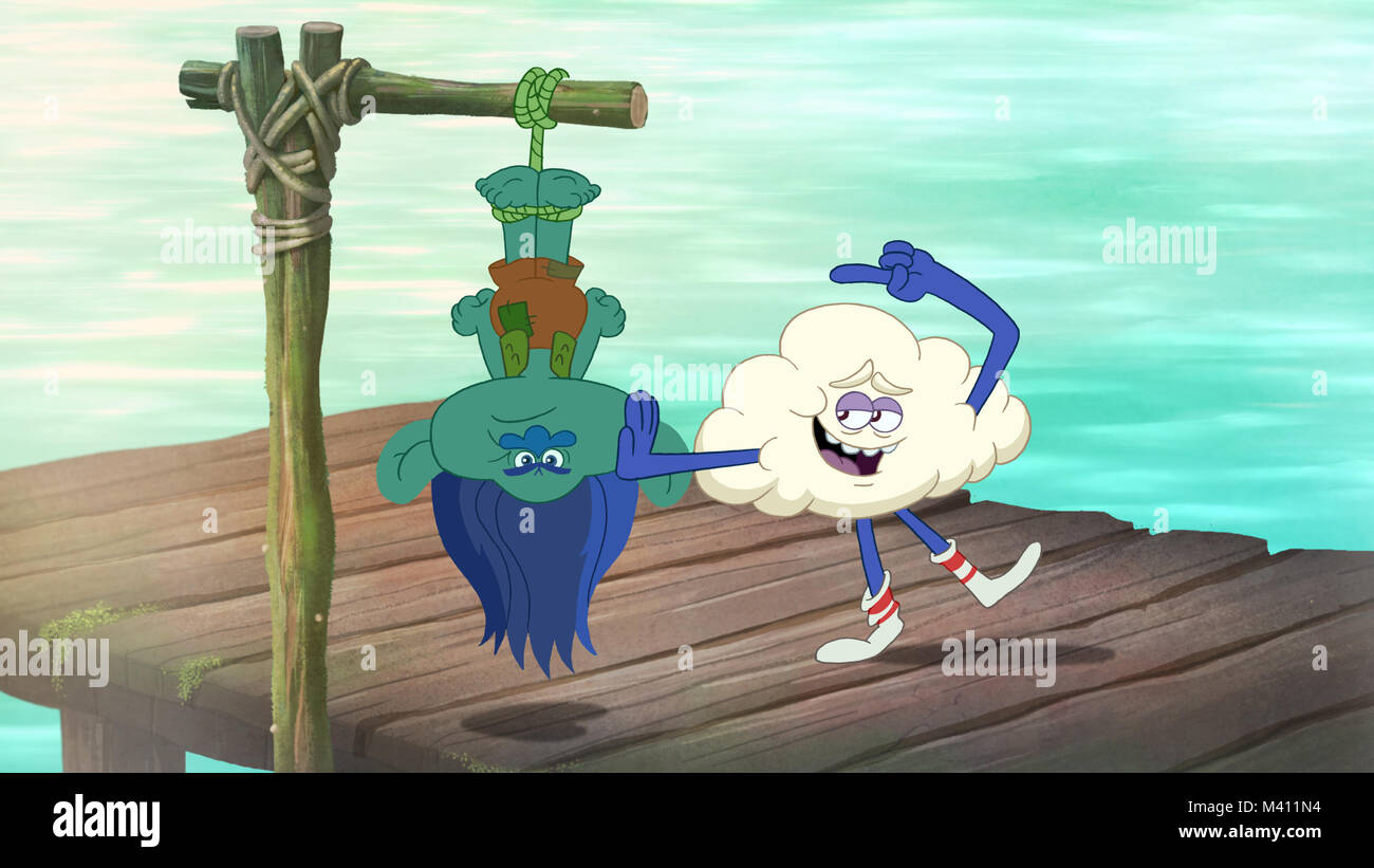 TROLLS: THE BEAT GOES ON, l-r: Branch, Cloud Guy in 'A New Bergening ...