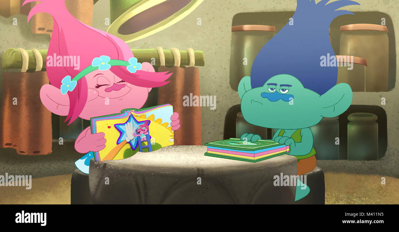 TROLLS: THE BEAT GOES ON, l-r: Poppy, Branch in 'A New Bergening/Laugh ...