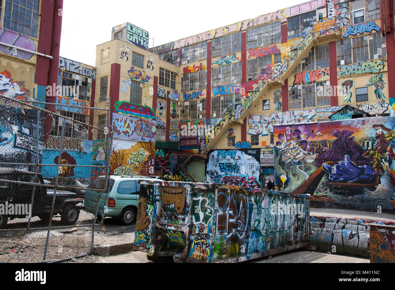 The '5 Pointz' building is seen on April 7, 2007 in the Long Island ...