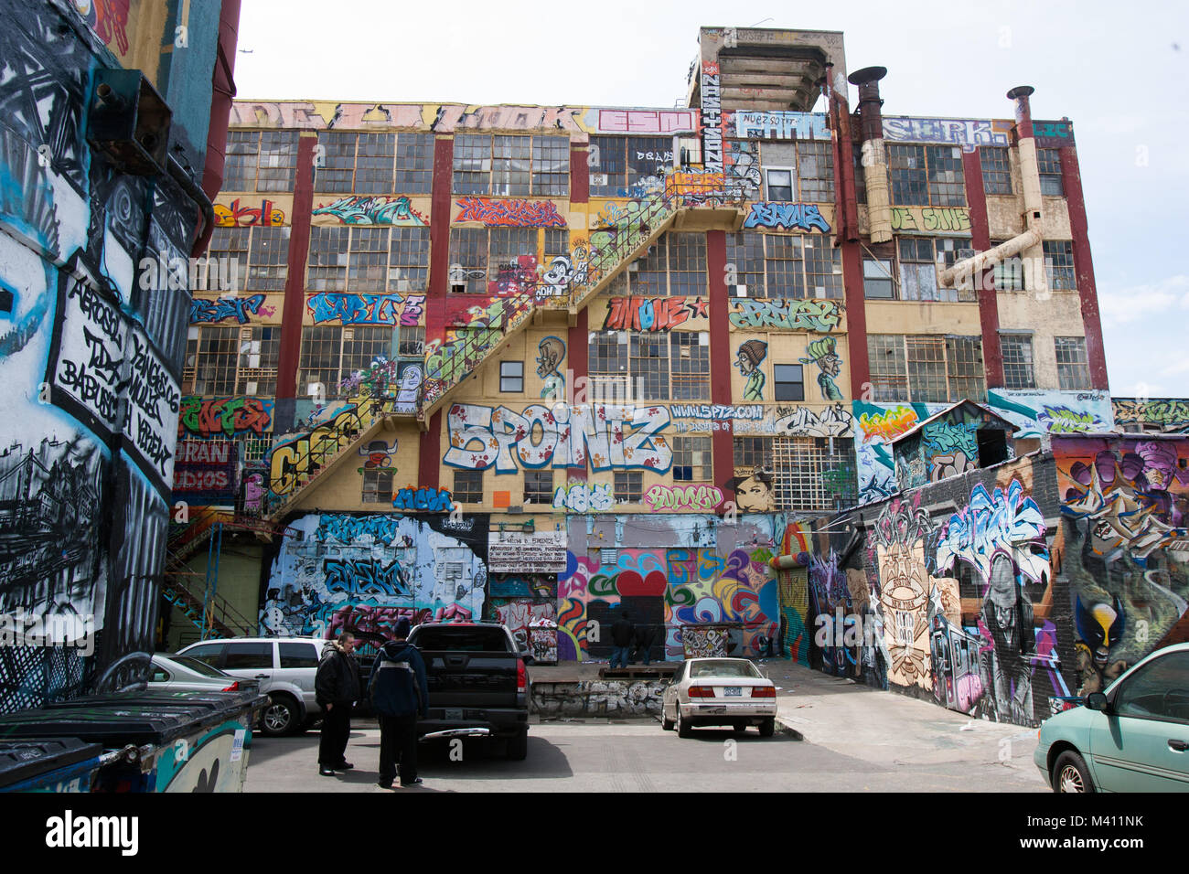 The '5 Pointz' building is seen on April 7, 2007 in the Long Island ...
