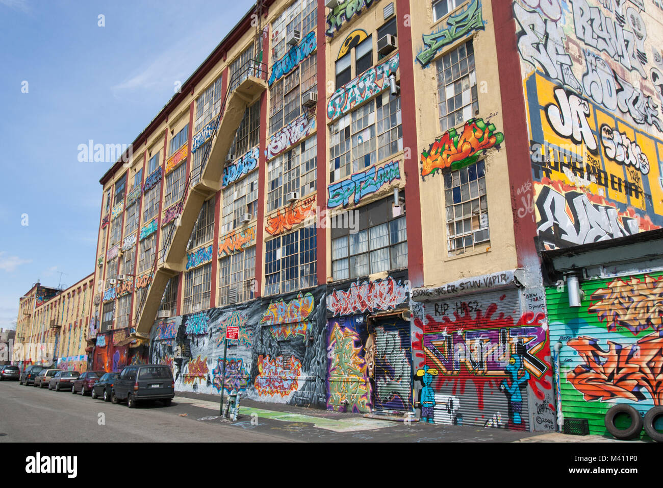 The '5 Pointz' building is seen on April 7, 2007 in the Long Island ...