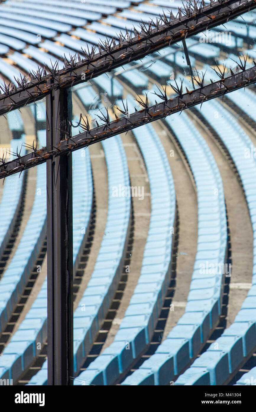Blue stadium seats hi-res stock photography and images - Alamy
