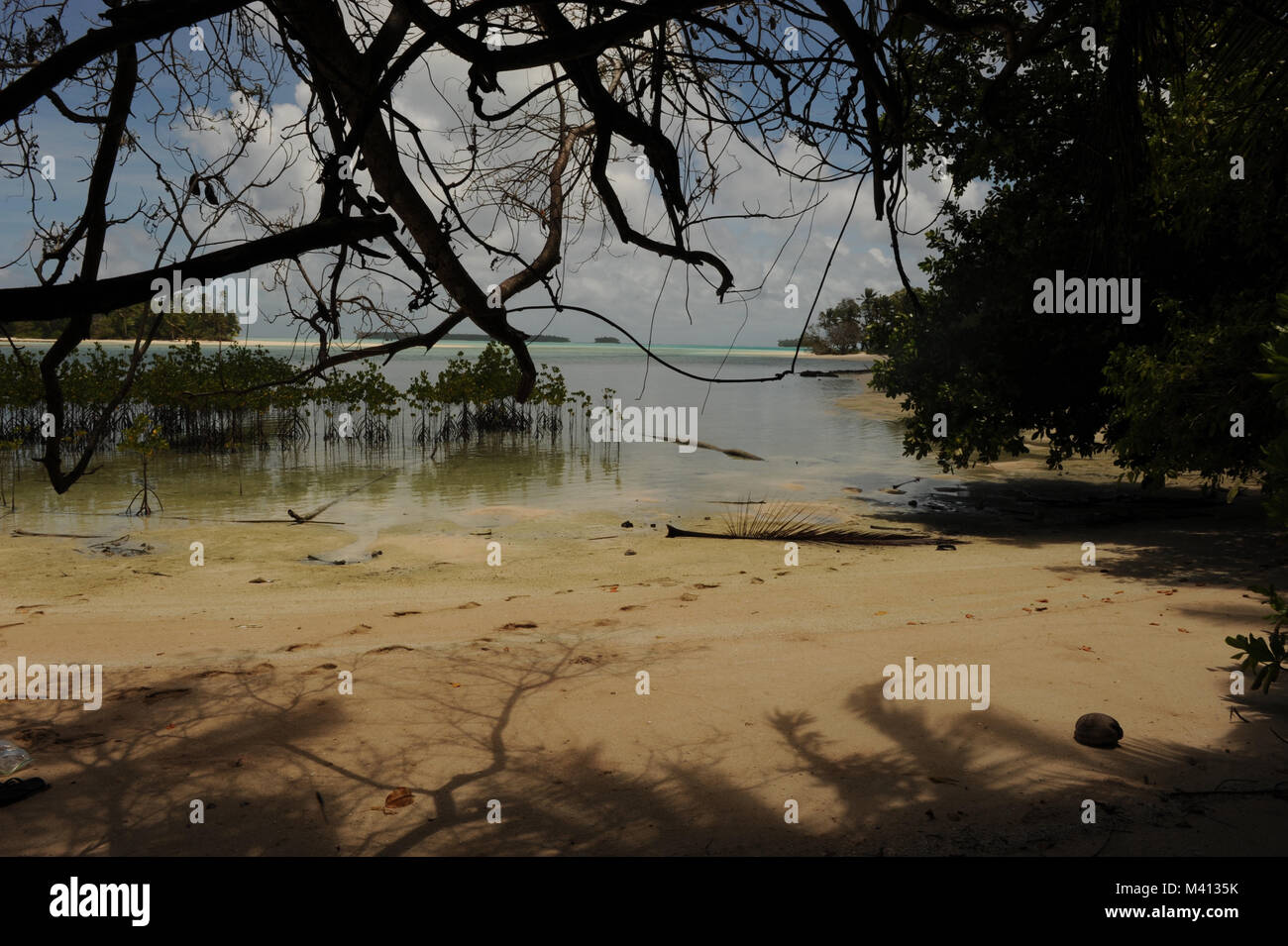 Funafala the islet of Funafuti in Tuvalu Stock Photo - Alamy